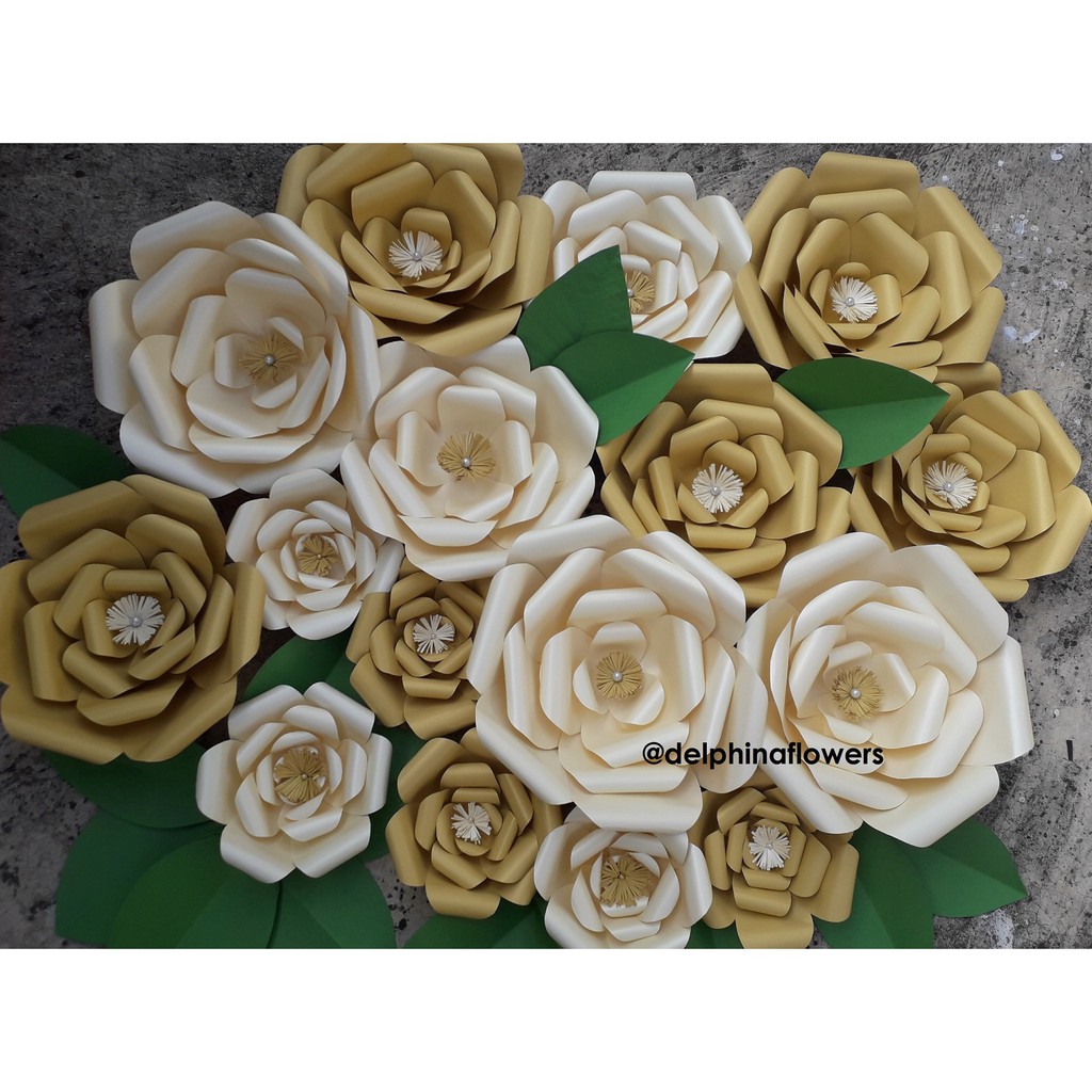 Jual Bunga Kertas / Backdrop (Type B) | Shopee Indonesia