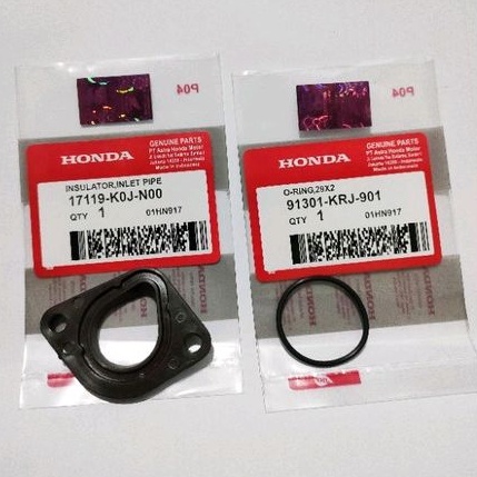 Jual INSULATOR INLET PIPE BONIT PLUS ORING MANIFUL HONDA BEAT LED BEAT ...