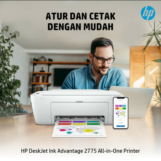 Jual HP Deskjet Ink Advantage HP 2875 HP 2876 All In One Printer (Print, Scan, Copy) | Shopee ...