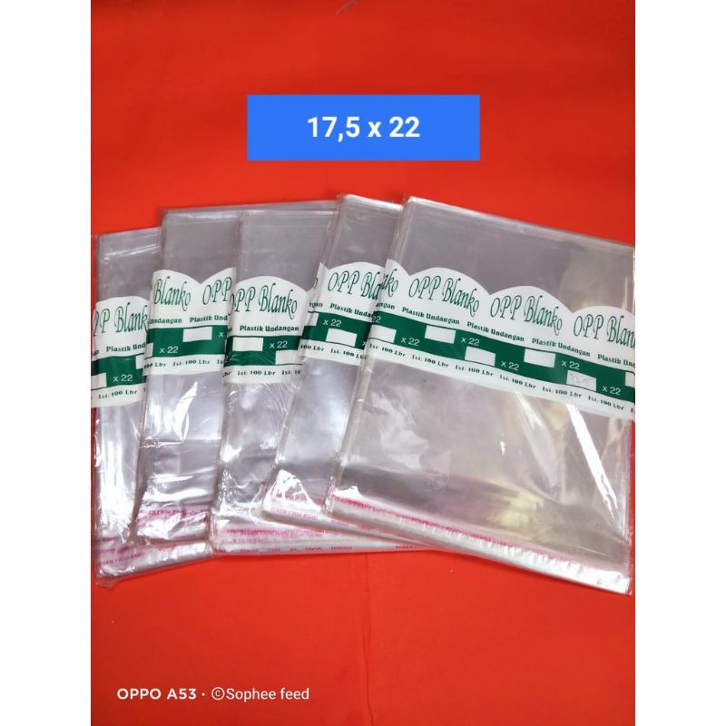 Jual Plastik Undangan OPP 17.5x22 | Shopee Indonesia