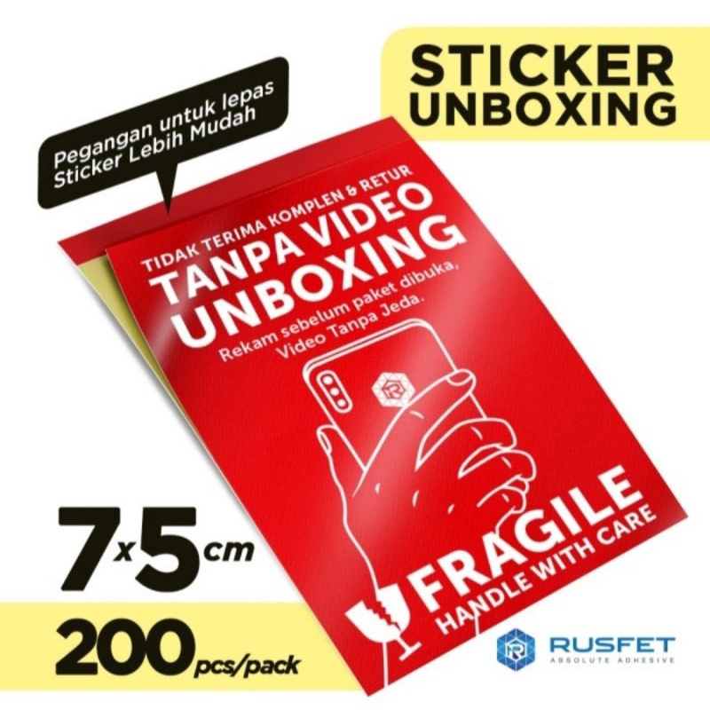 Jual Stiker Unboxing Label Pengiriman Packaging | Shopee Indonesia