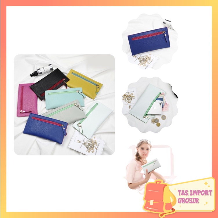 Jual TAS IMPORT GROSIR - D279 Dompet Sleting Multifungsi Kulit PU ...