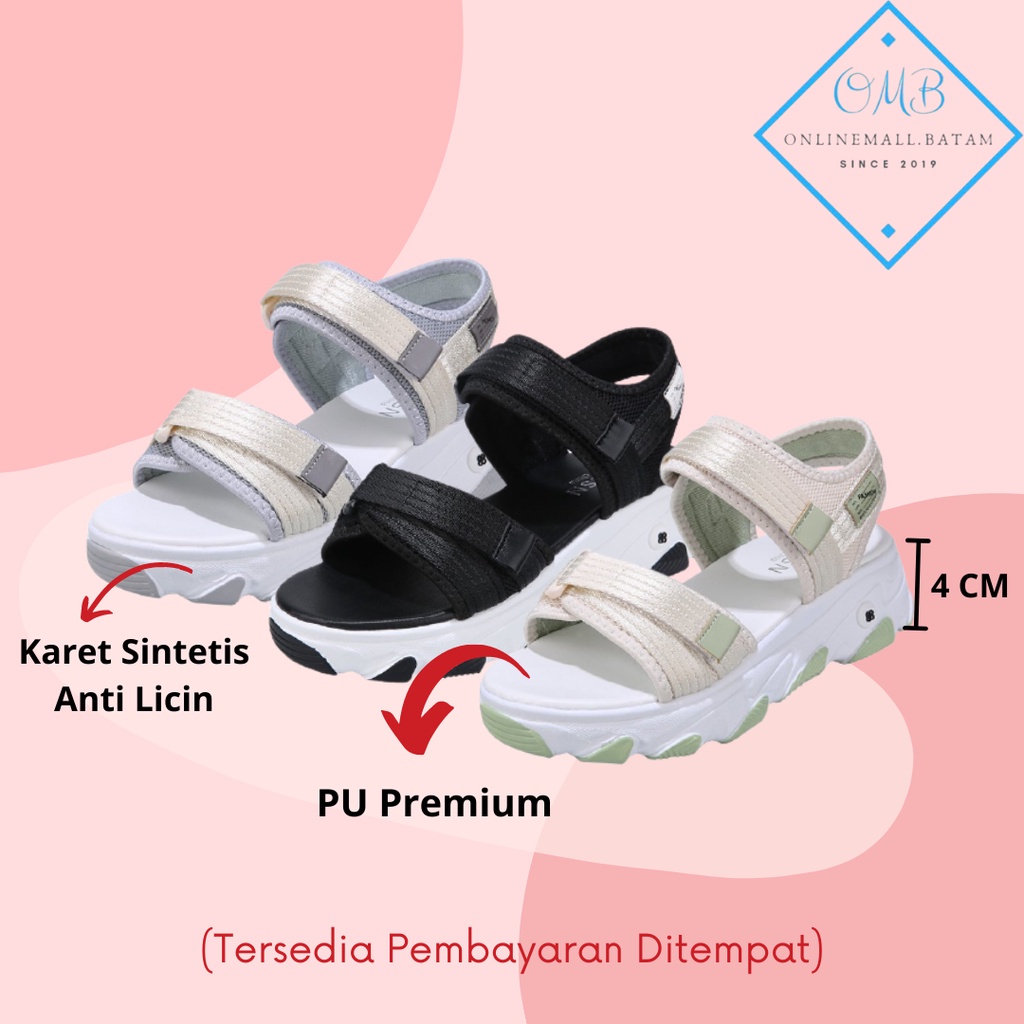 Jual Sandal sendal gunung wanita Premium Quality anti licin S-02 ...