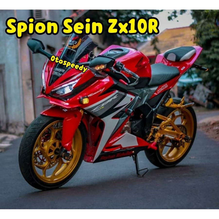 Jual Spion Sein Variasi ZX10R R15 Spion Sein Tekuk CBR250RR CB150 ...