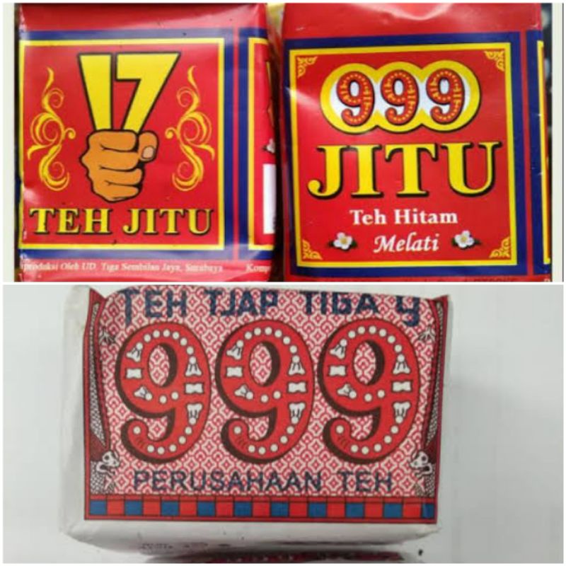 Jual Teh Jitu 999 Teh Hitam Melati 45 gram | Shopee Indonesia