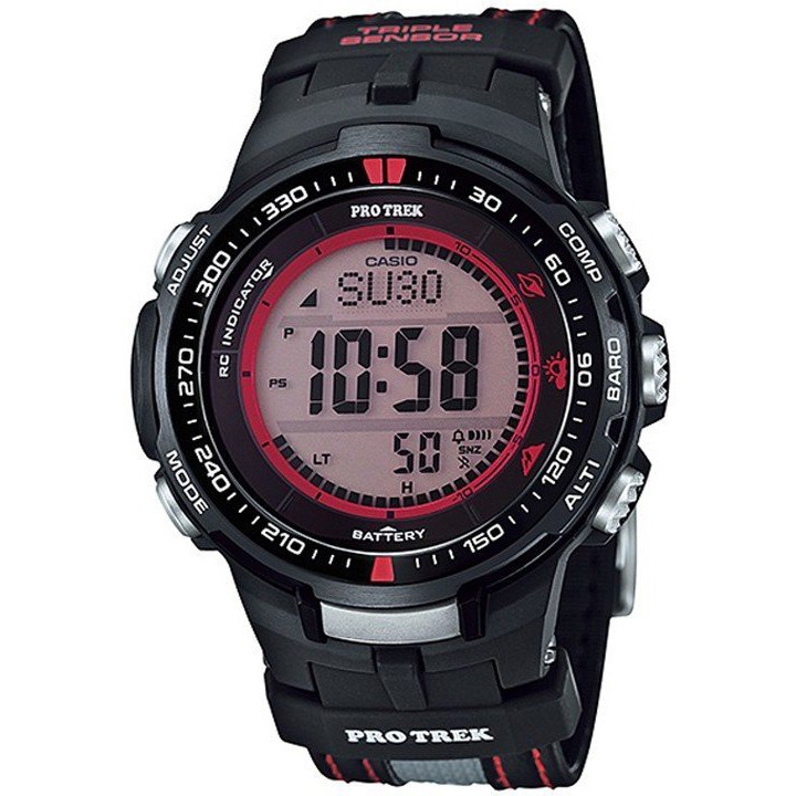 Jual Jam Tangan Outdoor Casio Original Protrek Triple Sensor PRW-3000G-1D | Shopee Indonesia