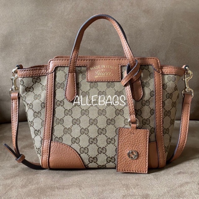 Jual PRELOVED Ori Leather Gucci Monogram GHW | Shopee Indonesia