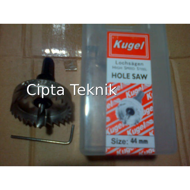 Jual Hole Saw Kugel 44 mm HSS Holesaw Kugel 44mm Bor Plong Alat Untuk ...