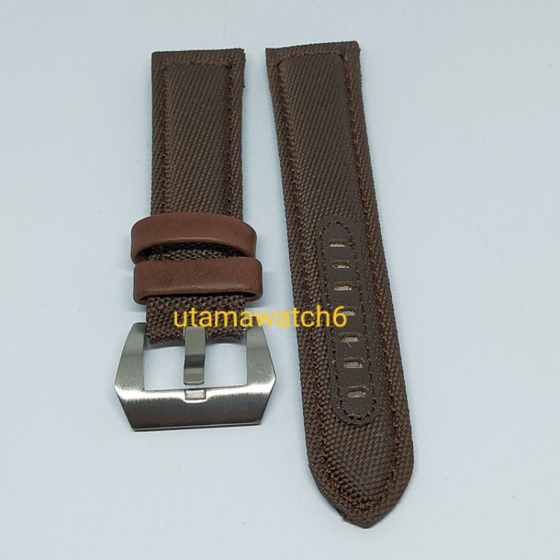 Jual STRAP TALI JAM TANGAN UNIVERSAL Kanvas kulit super Strap tali ...