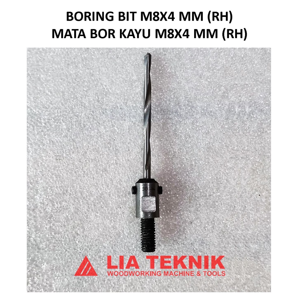 Jual M8x4 (RH) Drill Threaded Shank | Mata Bor Kayu Drat | Taiwan ...