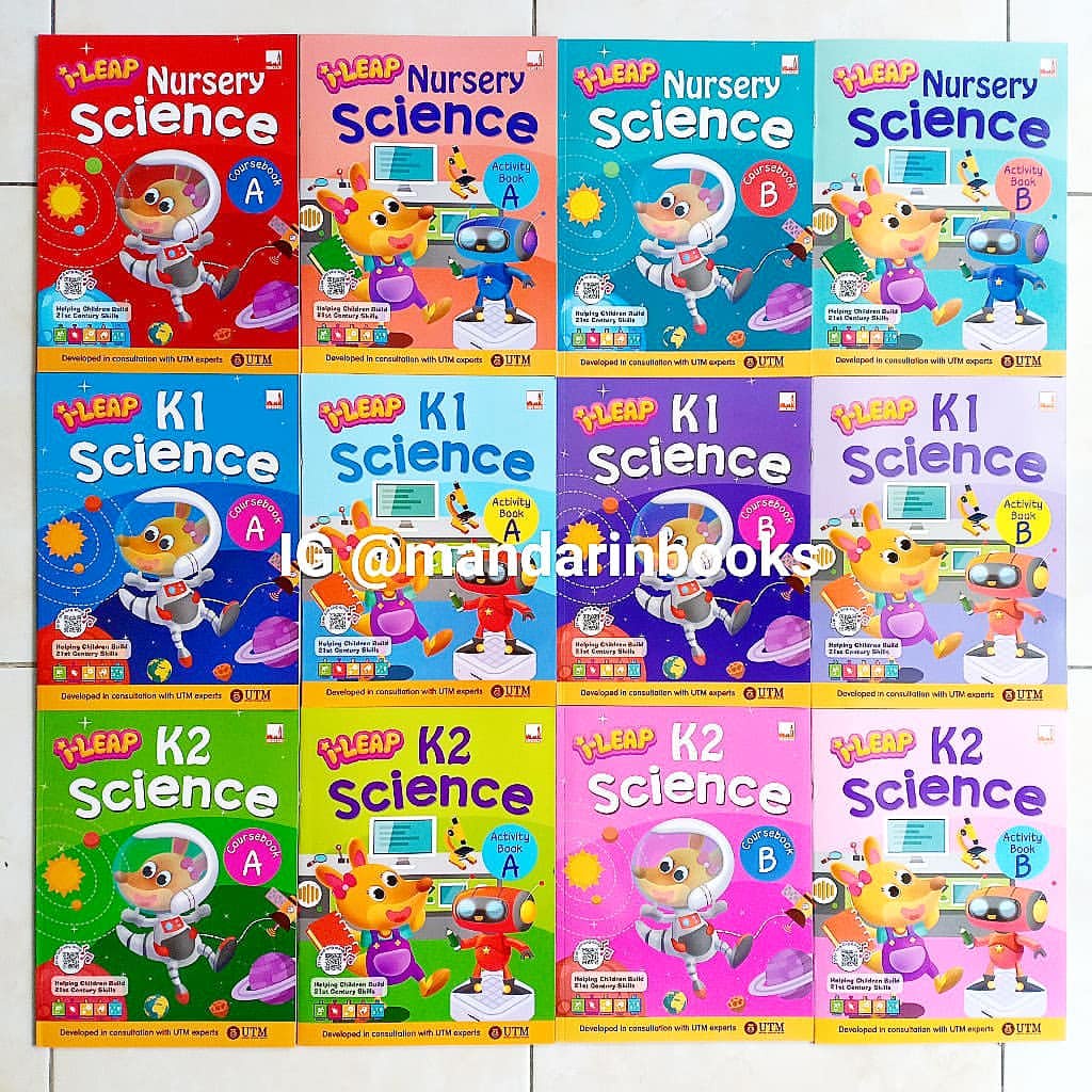 Jual BUKU I-LEAP SCIENCE (NURSERY/K1/K2) (COURSEBOOK & ACTIVITY BOOK) | Shopee Indonesia