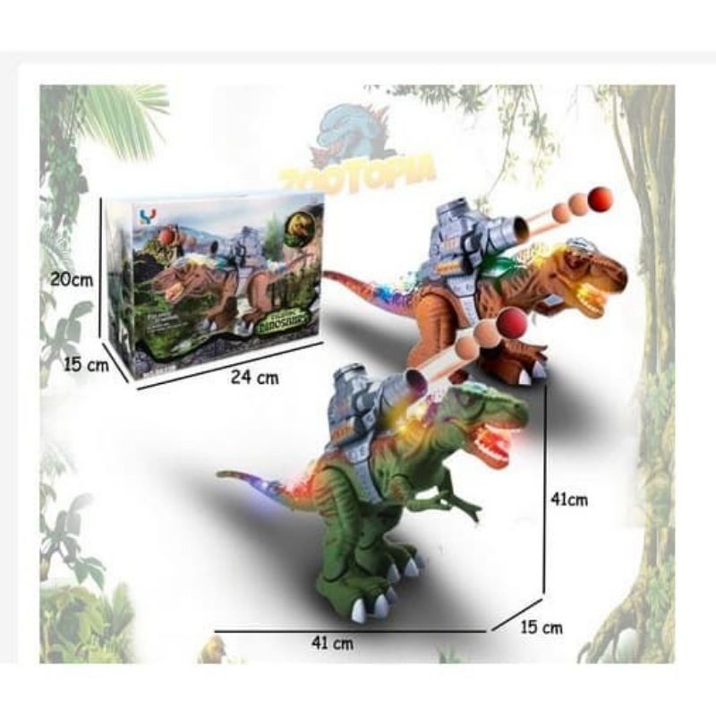 Jual Trex Dino Dinosaurus Hewan Binatang Baterai Mainan Anak Bayi ...