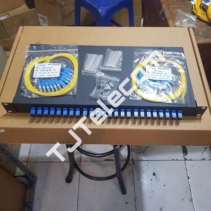 Jual Otb 24 Core Sc Upc / Odf Ftth Rackmount ( Hitam ) | Shopee Indonesia
