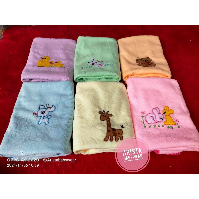 Jual HANDUK BAYI (100x50cm) kain emboss lembut bordil lucu | Shopee ...