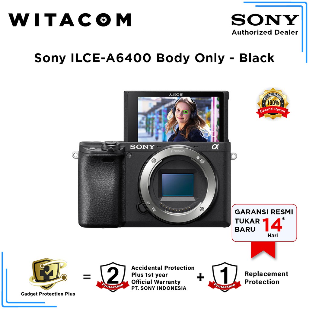 Jual Sony Alpha 6400 / A6400 / A 6400 Body - Black | Shopee Indonesia