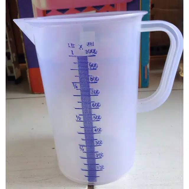 Jual Gelas takar teko ukur 1 Liter Green leaf | Shopee Indonesia