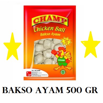 Jual baso ayam champ 500 gr / makanan beku frozen food murah / chicken ...