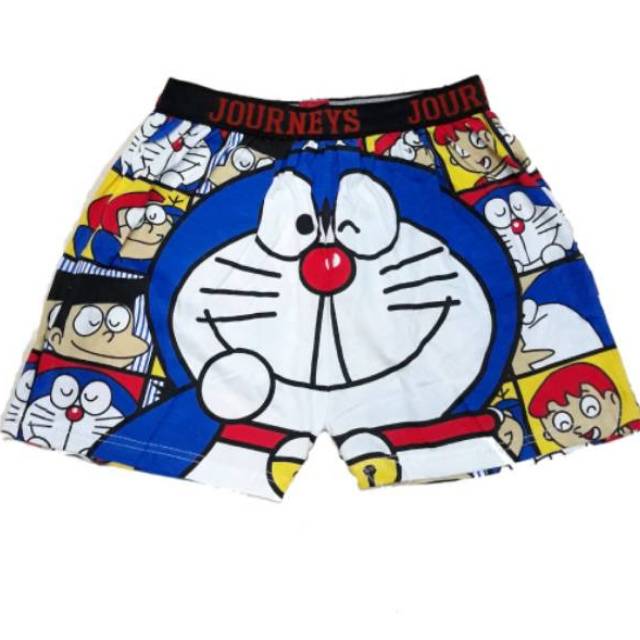 Jual BOXER PRIA karakter Doraemon bisa COD cash on delevery | Shopee ...