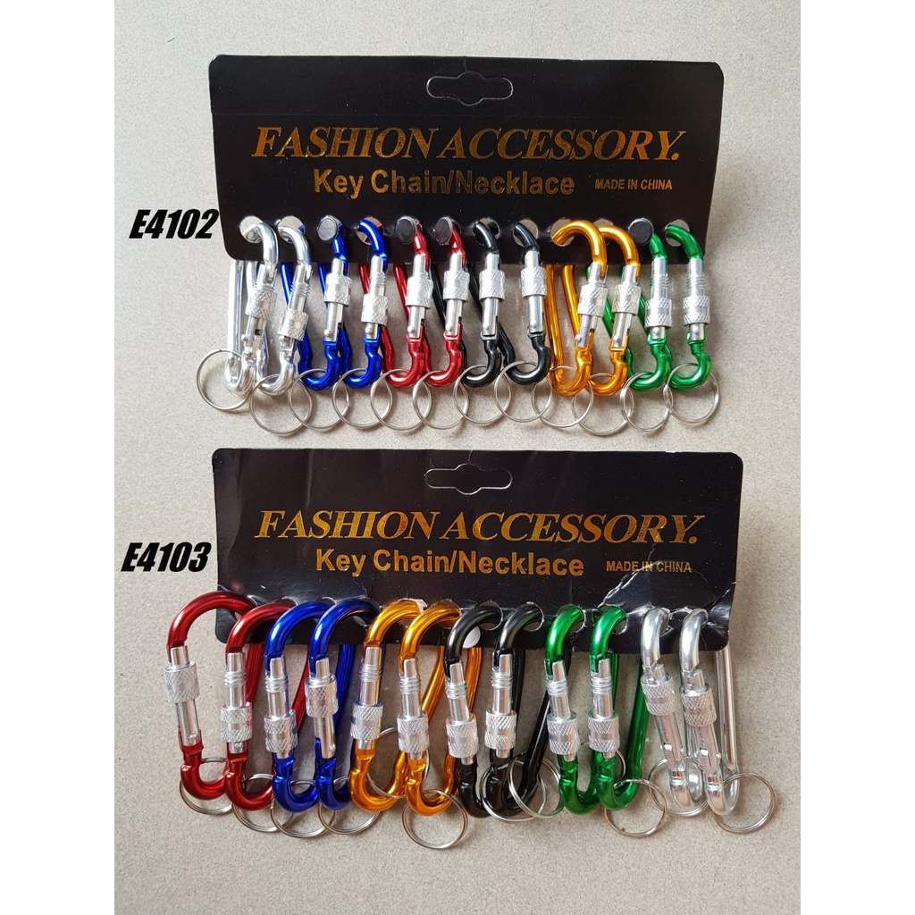 Jual Gantungan Kunci Carabiner Warna Warni | Shopee Indonesia