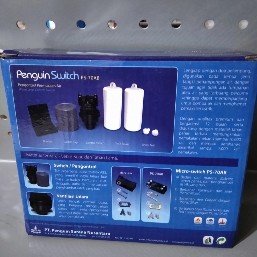 Jual Pelampung Air Otomatis Radar Pinguin Switch Alat Pengontrol Level ...