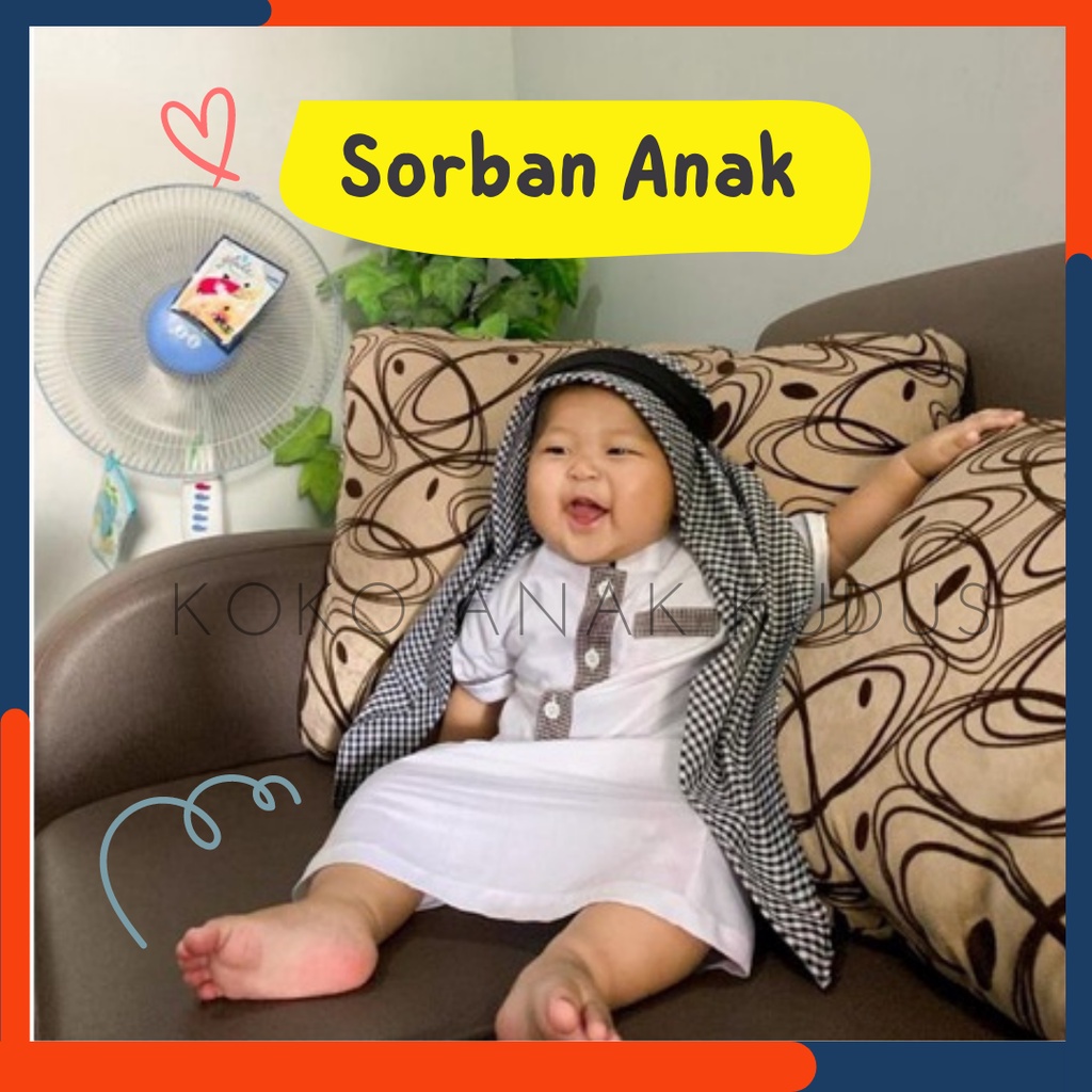 Jual Sorban Bayi / Imamah Bayi Dan Anak / Igal Sorban / Jubah Surban ...