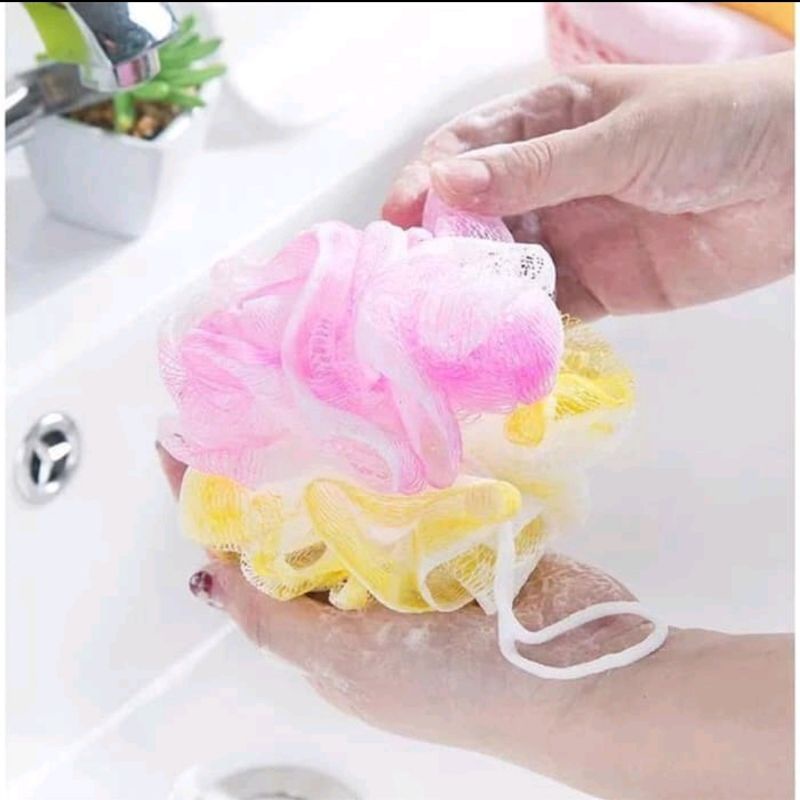 Jual D5101 HV Spon Mandi / Bath Sponge / Spons Mandi Mekar / Shower ...