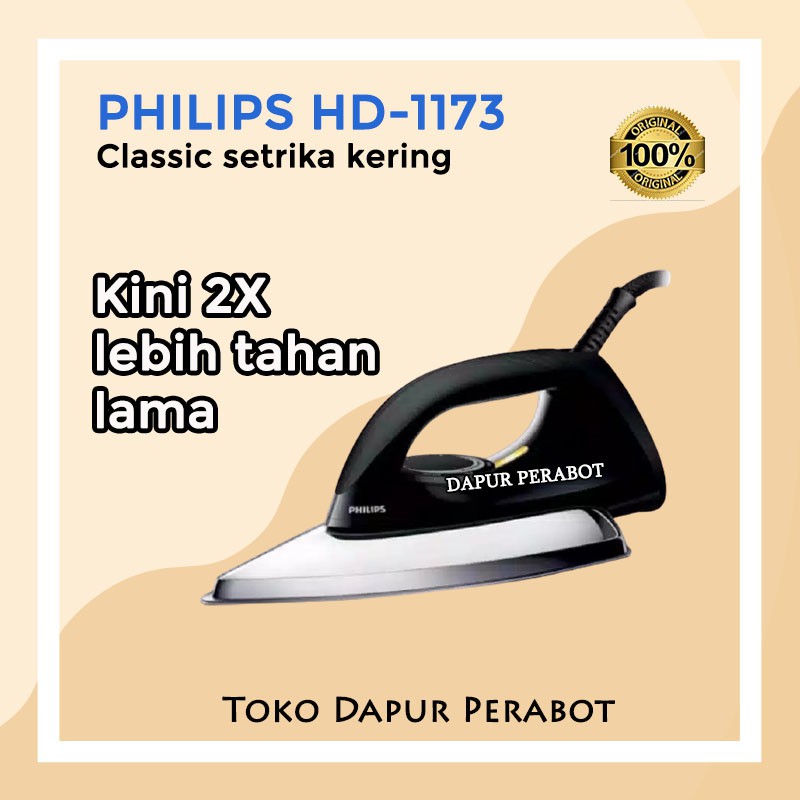 Jual SETRIKA STRIKA PHILIPS SETRIKAAN GOSOKAN SETERIKA PHILIP BAJU ...