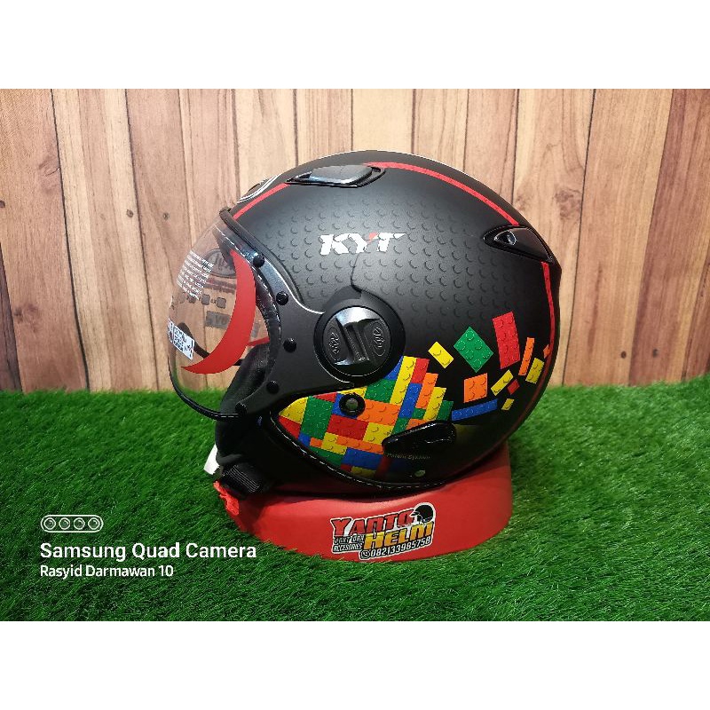 Jual KYT ELSICO WARNA POLOS DAN MOTIF ORIGINAL || HELM RETRO KYT ELSICO ORIGINAL || | Shopee ...