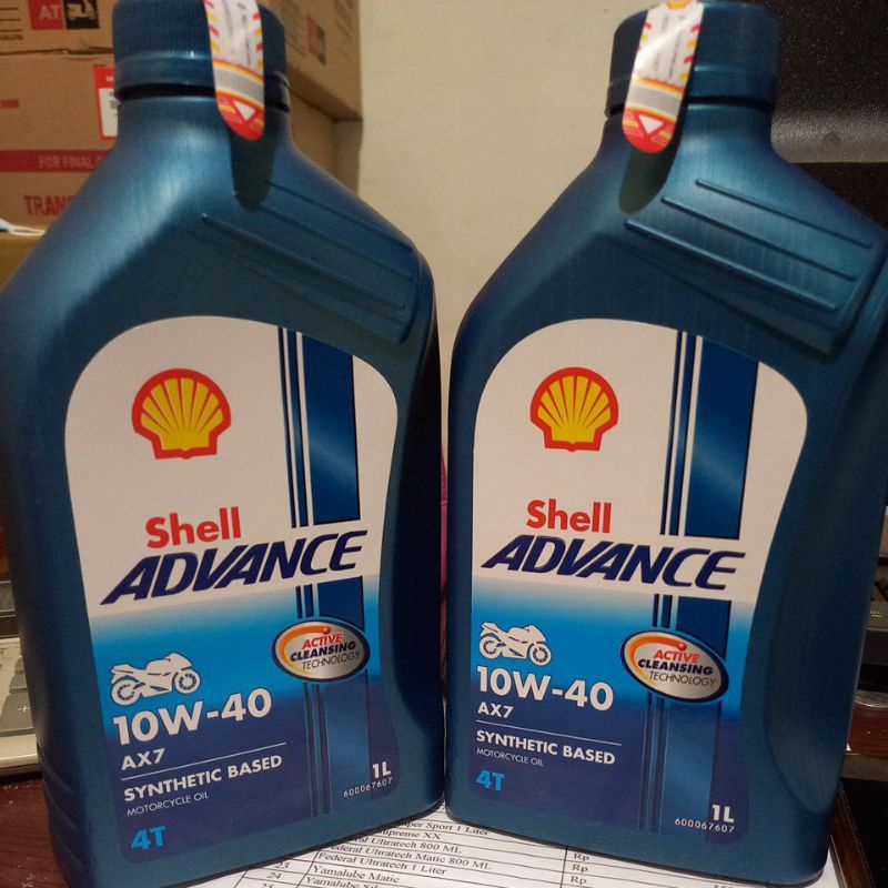 Jual OLI MESIN SHELL ADVANCE AX7 A X 7 1 LITER free bubble wrap | Shopee Indonesia