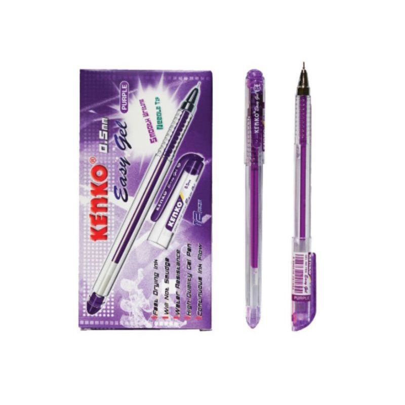 Jual Pulpen Kenko Easy Gel 0.5mm ( 1pak/12pcs ) | Shopee Indonesia