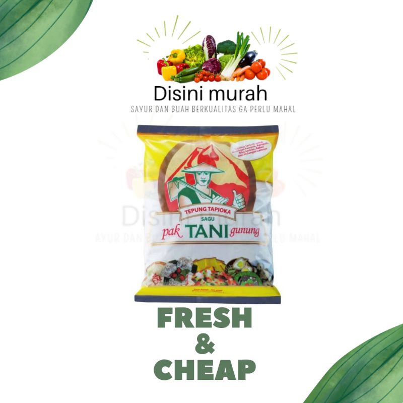 Jual tepung tapioka / tepung sagu pak tani per 500gr | Shopee Indonesia