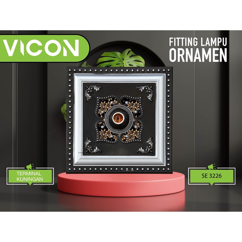 Jual VICON FITTING LAMPU ORNAMEN / fitting lampu ornamen / ornamen ...