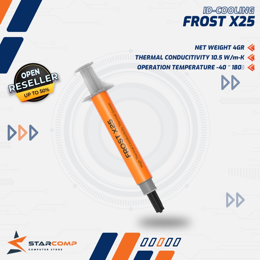 Jual ID-COOLING FROST X25 Thermal Paste 2 Gram ID COOLING X 25 | Shopee ...