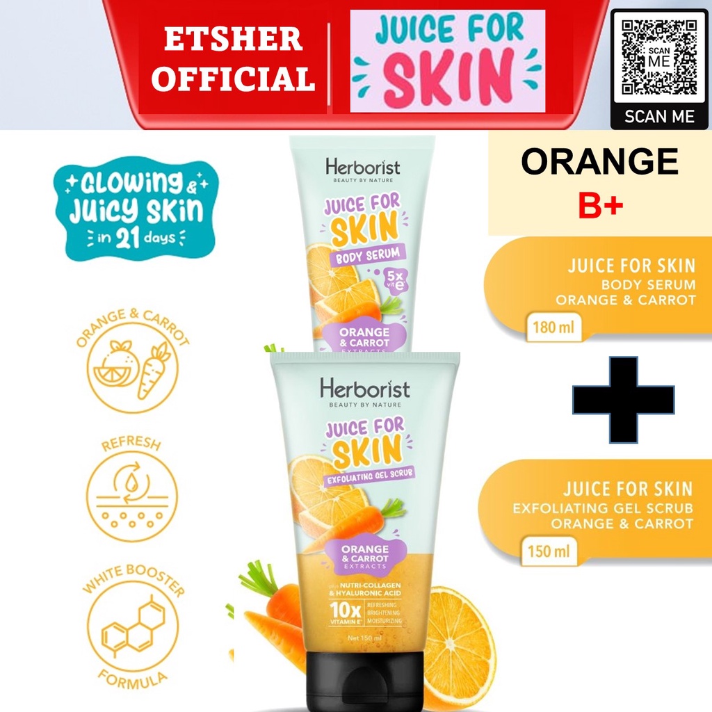 Jual Paket Juice For Skin Herborist Sooth , Refresh , Hydrate & Glow ...