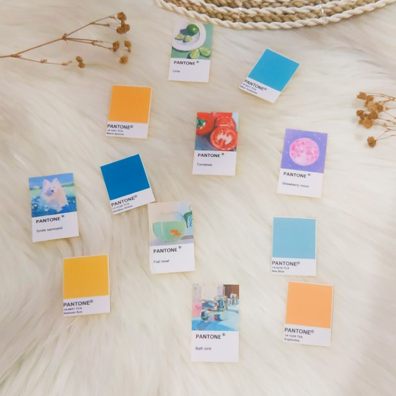 Jual Pantone stickers aesthetic bullet journal [BACA DESKRIPSI ...