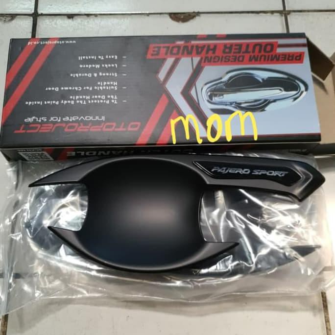 Jual outer handle / mangkok pintu premium hitam all new pajero sport | Shopee Indonesia