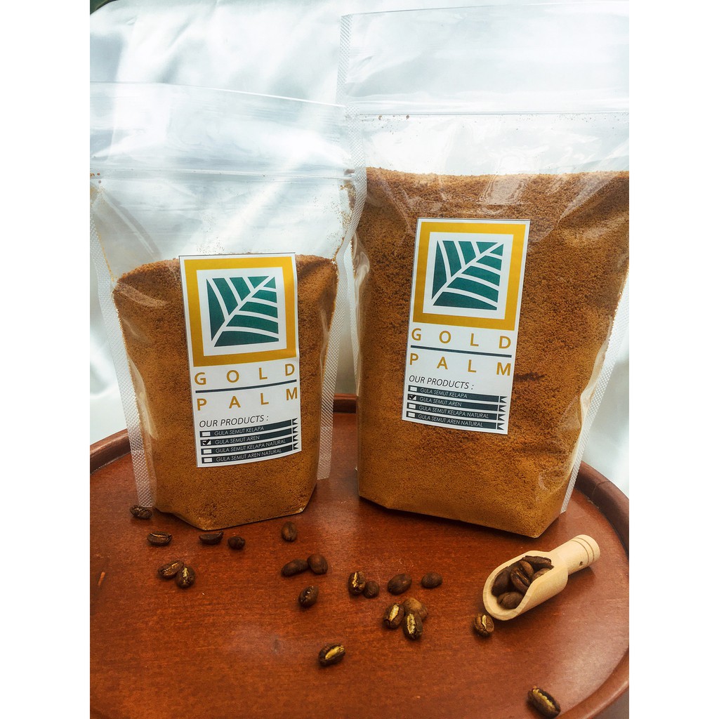 Jual Arenga Palm Sugar/ Gula Semut Aren 500gr-1000gr Kemasan Standing ...