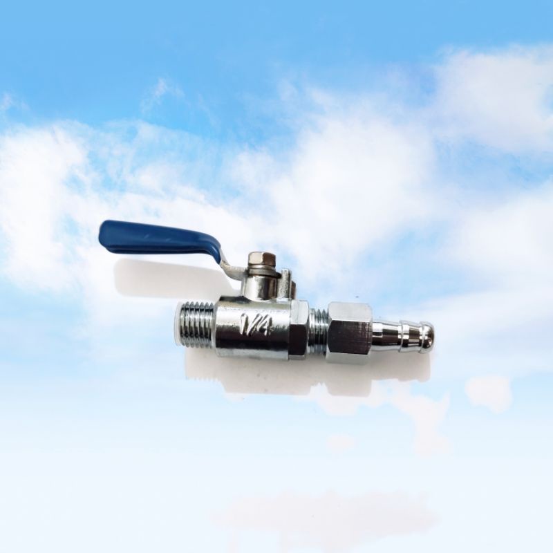 Jual Stop kran mini ball valve selang air/angin kompresor power sprayer ...