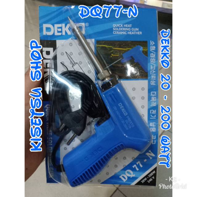 Jual Solder Dekko Type DQ 77-N 20 - 200 watt Soldering Iron Model ...