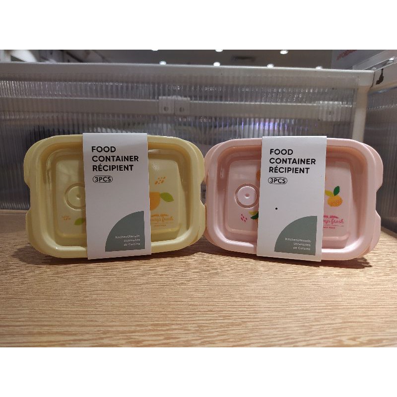 Jual MINISO FOOD CONTAINER 3PACK | Shopee Indonesia