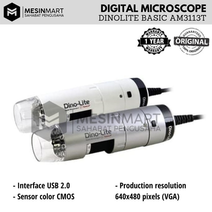Jual Digital Microscope Mikroskop DINOLITE Basic AM3113T | Shopee Indonesia