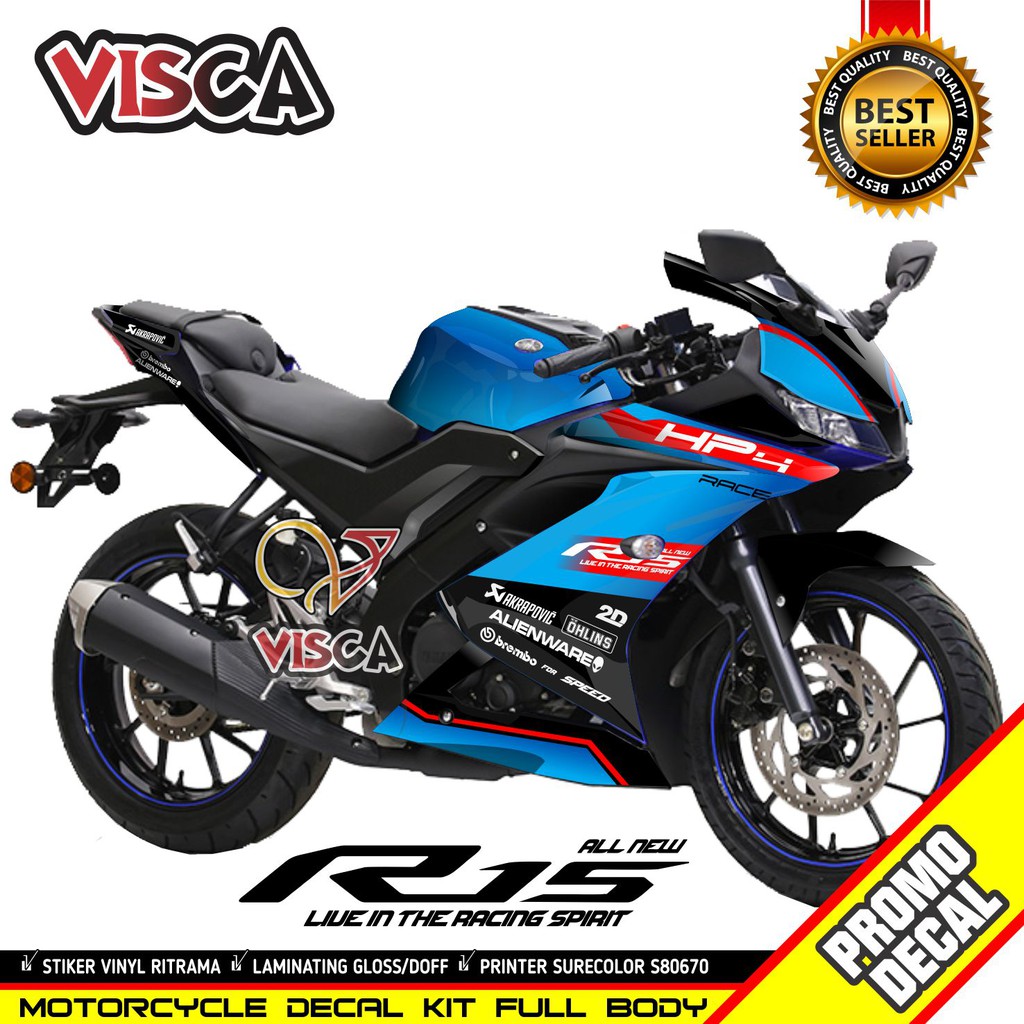 Jual (COD) Decal R15 V3 Full Body Keren Stiker R15 V3 Full Body Keren ...