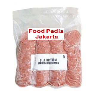 Jual PEPPERONI BEEF / DAGING SAPI PEPERONI 500 GR HALAL TOPPING PIZZA ...