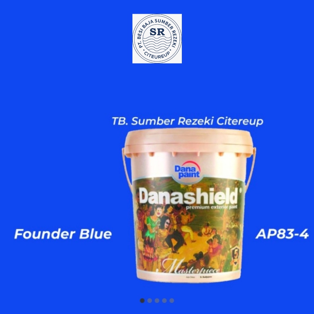 Jual CAT DINDING/TEMBOK LUAR/EKSTERIOR DANASHIELD BIRU/BLUE | Shopee ...