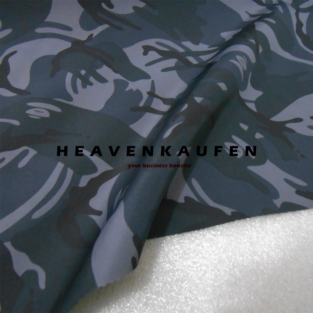 Jual Bahan Kain Parasut Jaket Micro NS Motif Loreng Dark Grey Type C ...