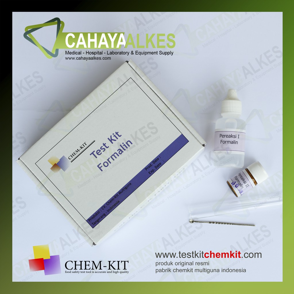 Jual Alat Test Kit Uji Formalin Chemkit | Tes Makanan Akurat ( Pabrik ...