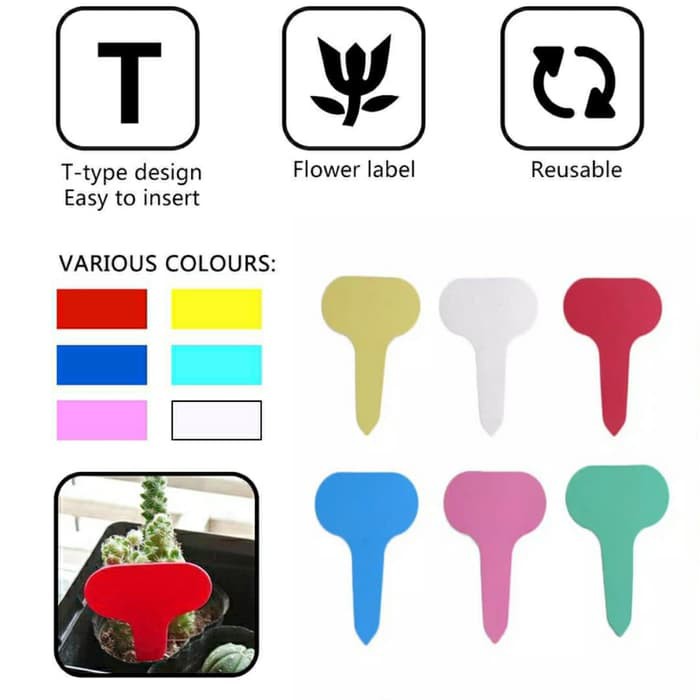 Jual PENANDA LABEL NAME TAG TANAMAN HIAS PLANT MARKER SEMAI BENIH BIBIT | Shopee Indonesia