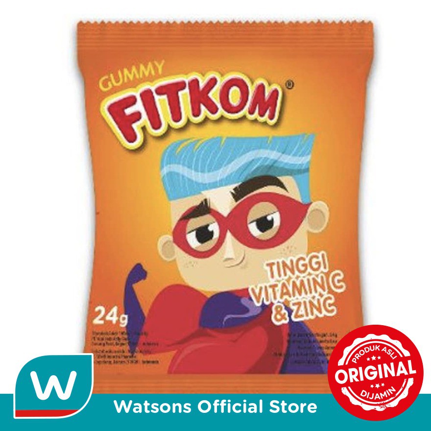 Jual Fitkom Gummy Suplement Orange 24g | Shopee Indonesia