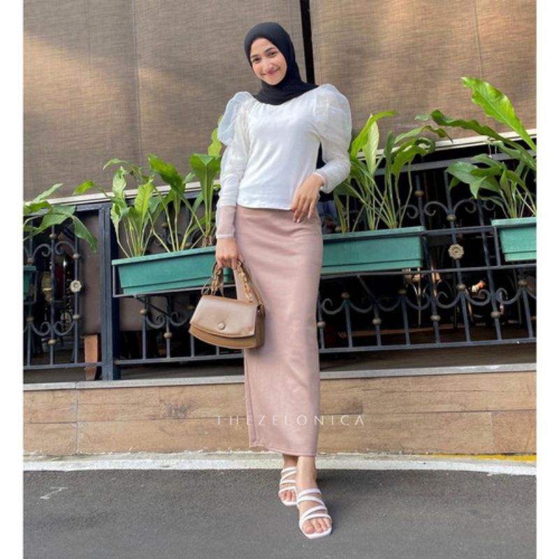 Jual Rok Span Scuba//Rok Kerja//Rok Hitam//Rok Span Hitam//ok Scuba ...