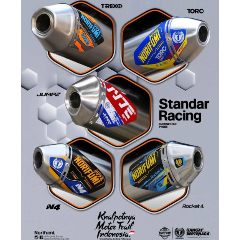 Jual norifumi original rocket 4 & torc & n4 & jumpz & trex | Shopee ...